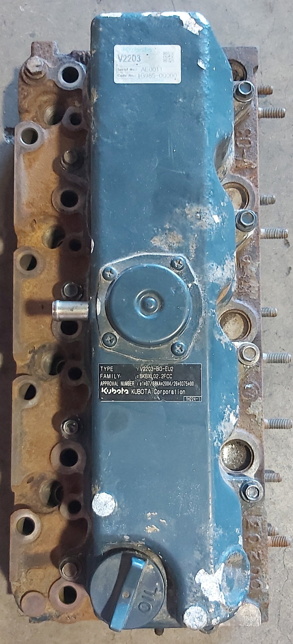 KUBOTA V2203 HEAD--INDIRECT INJECTION | Old Farts Parts